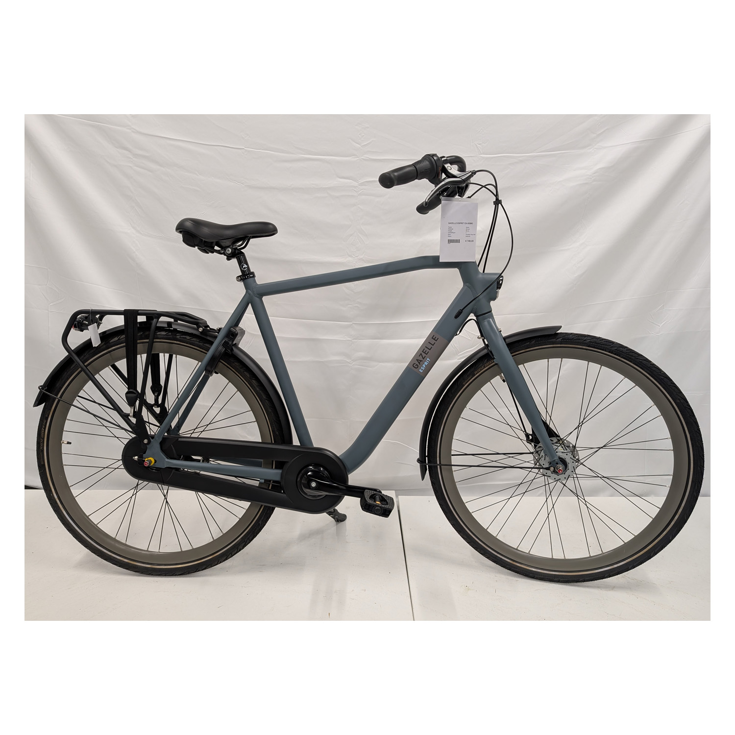 Gazelle Esprit 59 cm thunder grey mat tweedehands stadsfiets