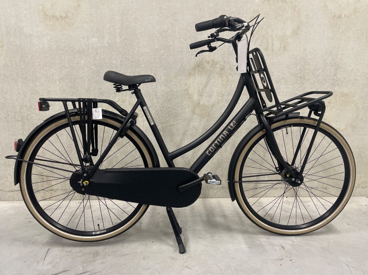 Cortina U4 Transport zwart 57 cm tweedehands stadsfiets